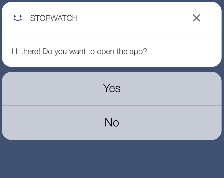 Braze Push Action Buttons